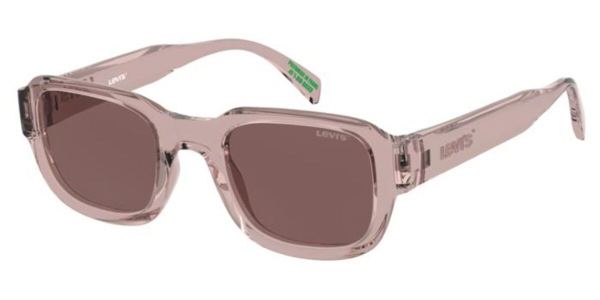Levi's LV 1101/S 35J/4S Square Transparent Pink Sunglasses ...